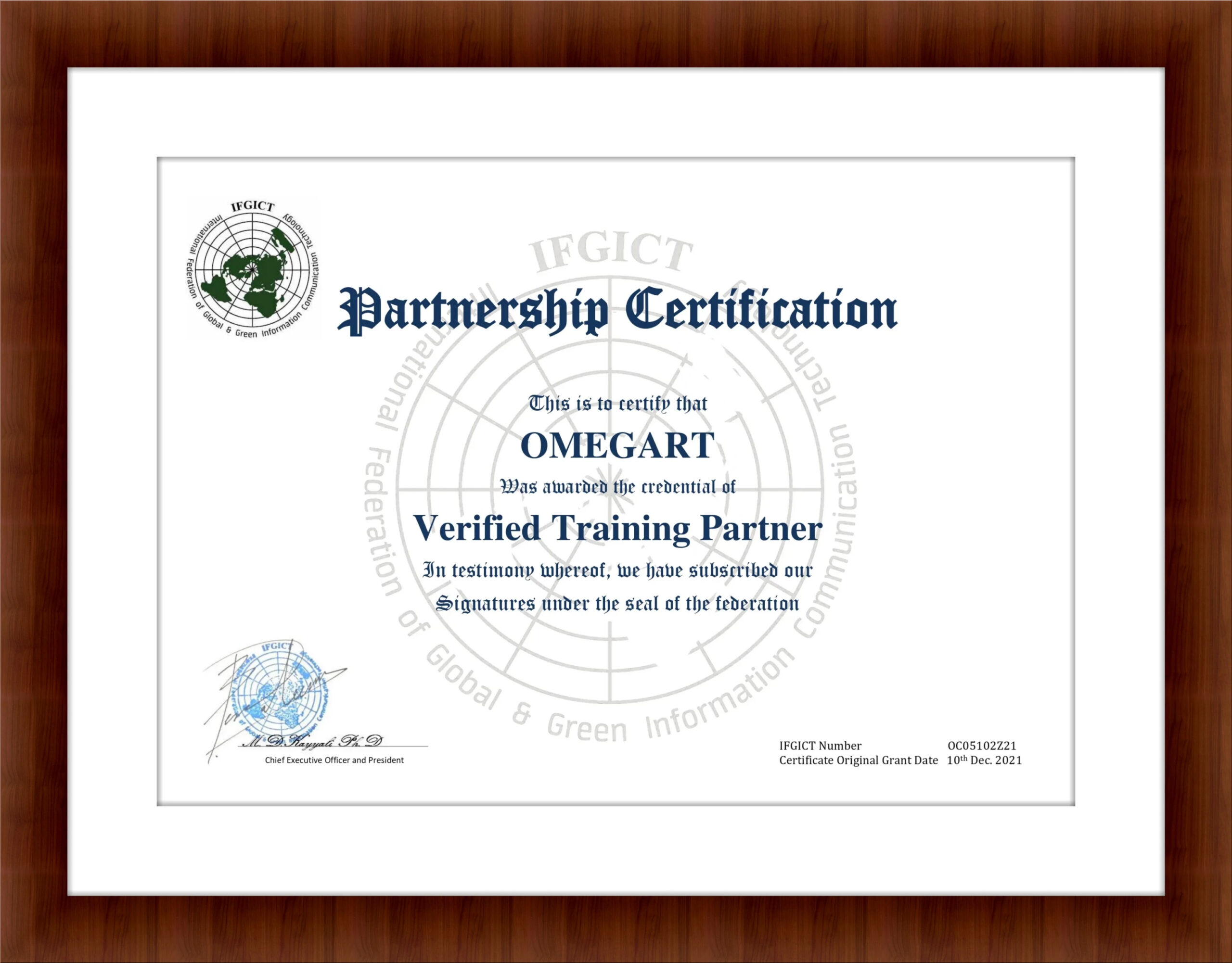 Become a Verified Training Partner (VTP) with IFGICT